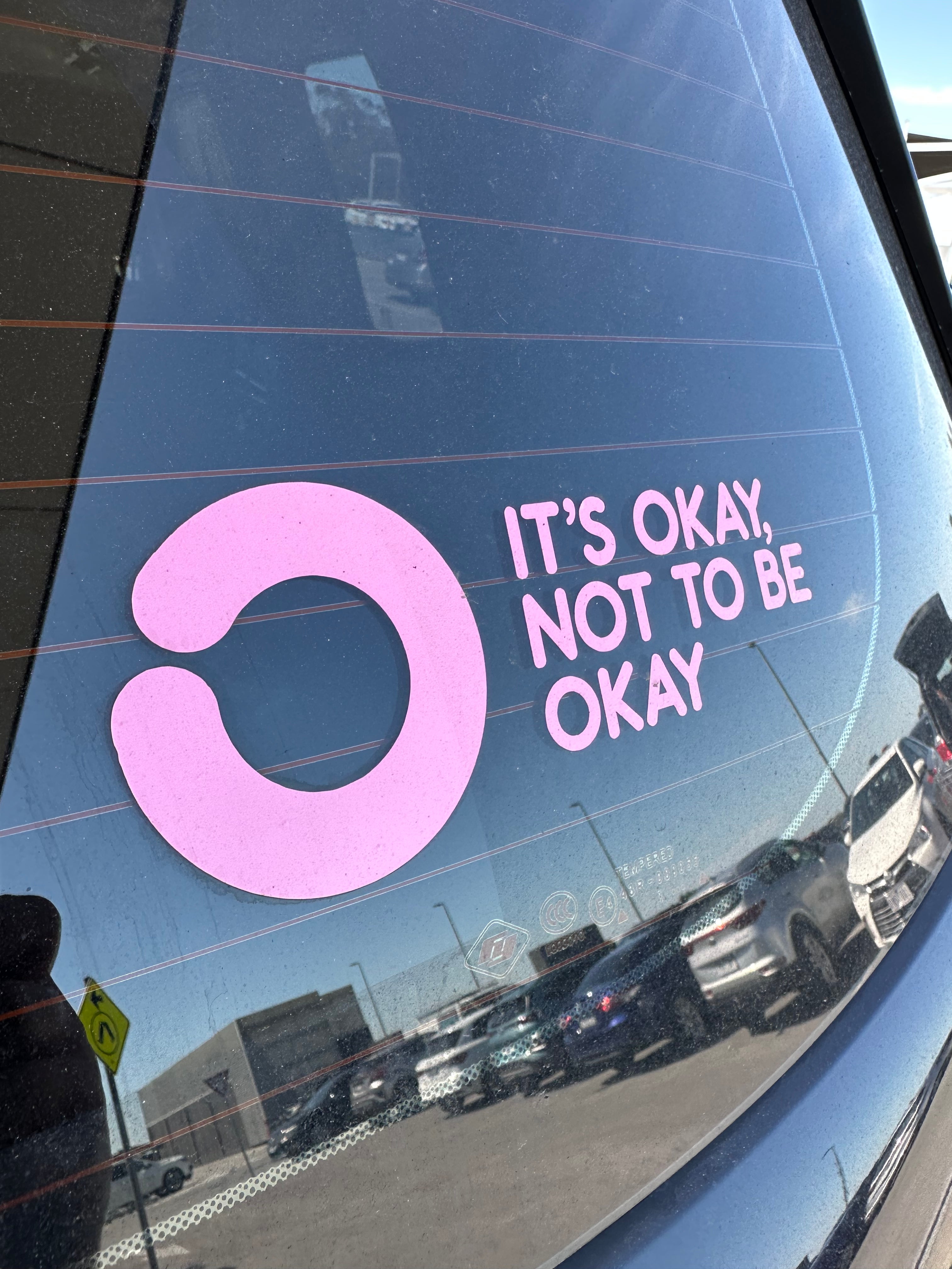 SALE! Sticker - Pink – It's Okay, Not To Be Okay