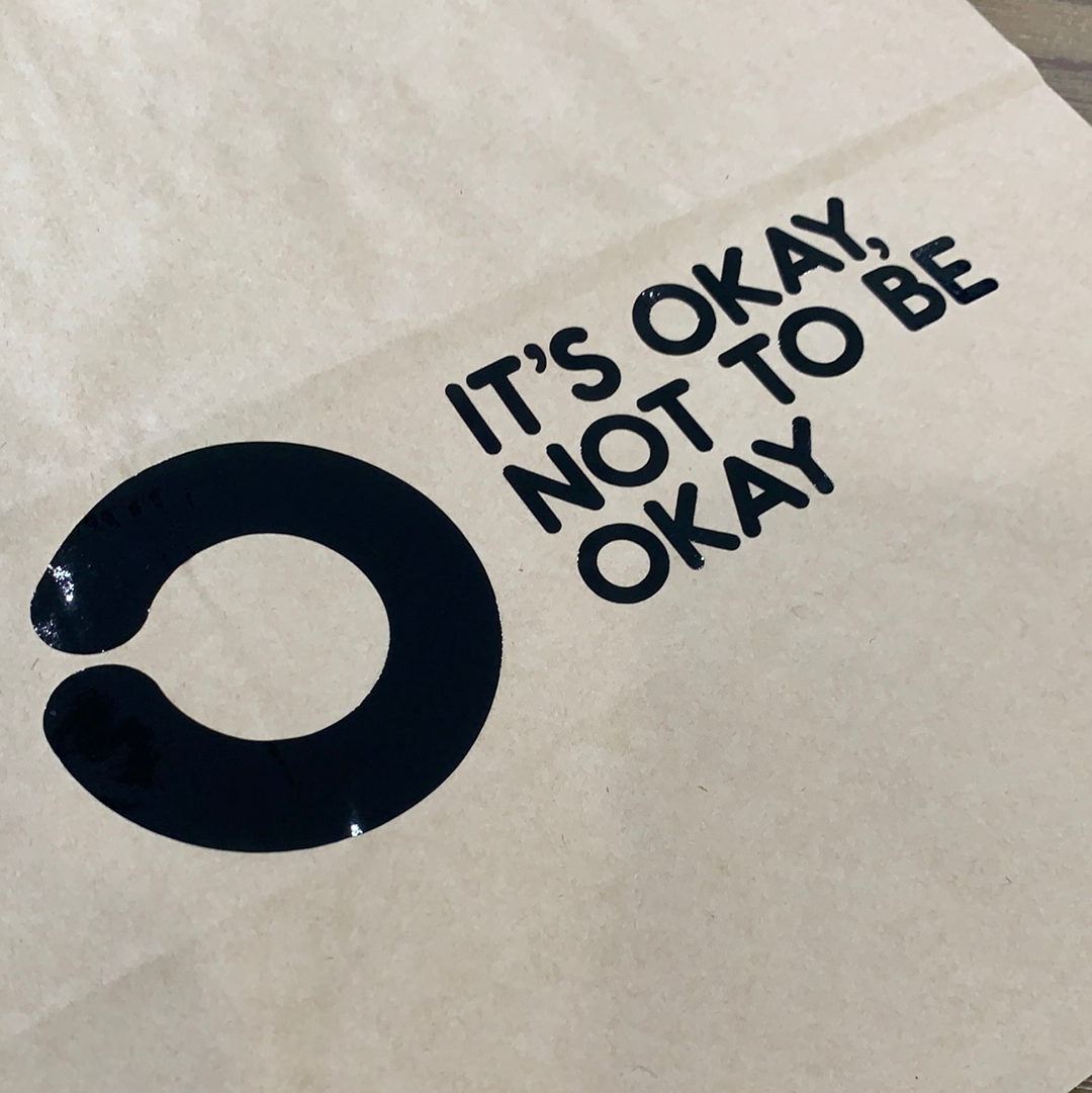 Sticker - Black – It's Okay, Not To Be Okay